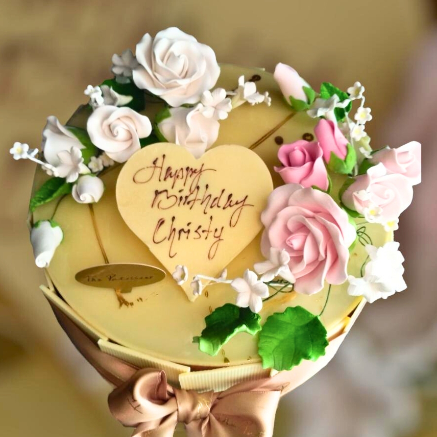 Blooming Rose Cake - Elegant Cakes by The Patissier Singapore